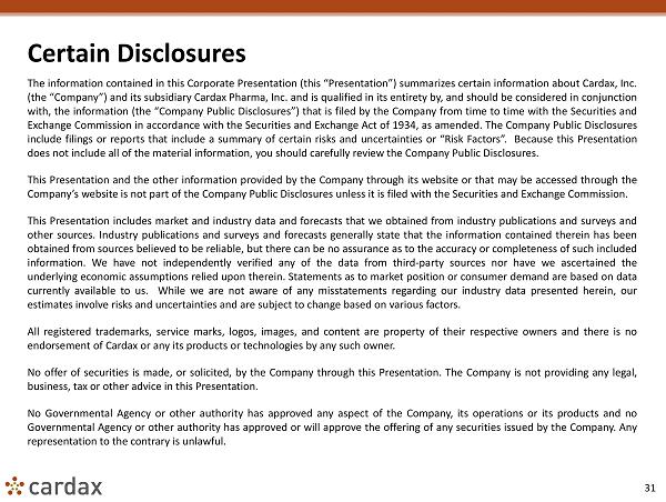 Cardax, Inc. 2800 Woodlawn Drive, Suite 129 Honolulu, Hawaii 96822 (808 ...